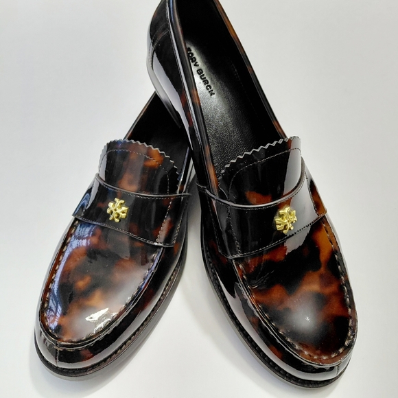 Tory Burch | Shoes | Tory Burch Womens Classic Leather Loafer Flats ...